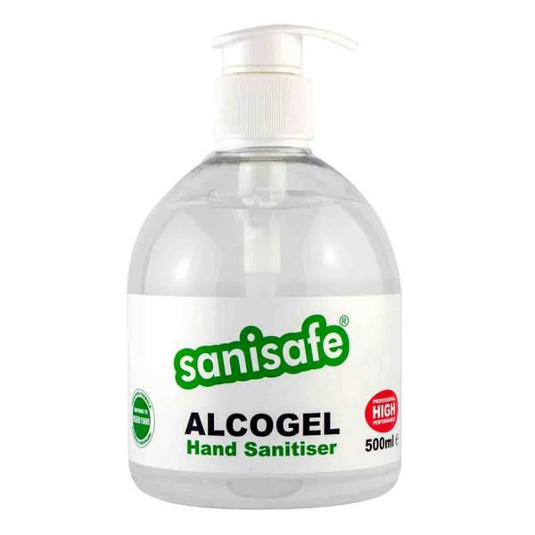 Allied Hygiene Sanisafe pump action hand sanitiser 500ml | Wolseley