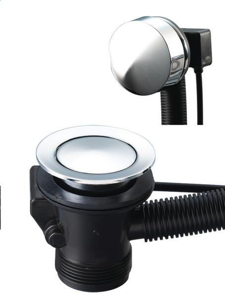 Nabis 1 1/2" Bath pop-up-waste, overflow, cable operated | Wolseley
