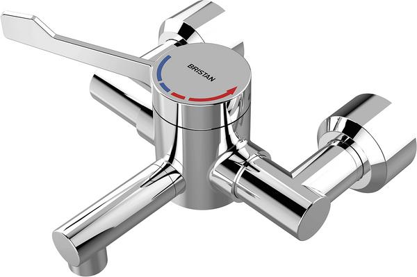Bristan Hospital Taps wall mounted mixer tap TMV3 | Wolseley