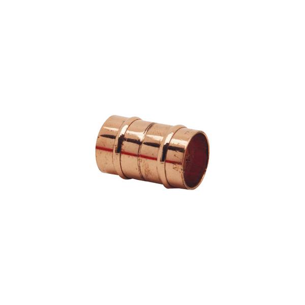 Center CB integral solder ring straight slip coupling 22mm | Wolseley