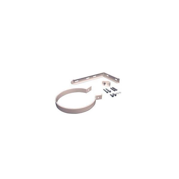 Parts flue support bracket kit 100mm White | Wolseley