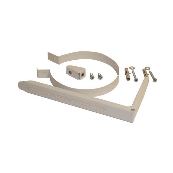 Parts flue support bracket kit 125mm White | Wolseley