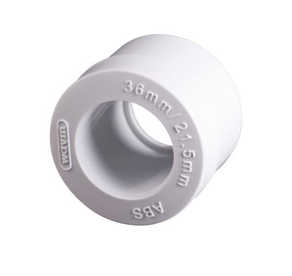 Wavin solvent-weld reducer 32-21.5mm White | Wolseley