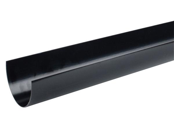 Wavin Osma DeepLine gutter deep run line 4mtr Black | Wolseley