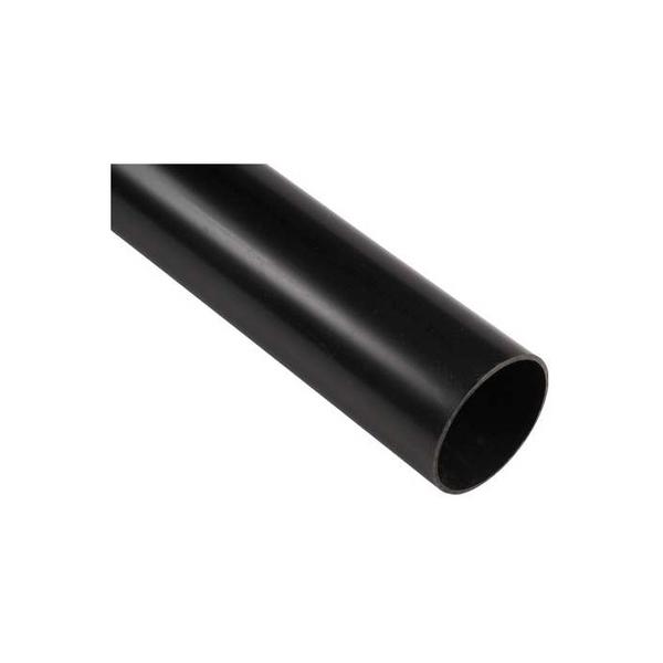 Polypipe Terrain 100 plain end soil pipe 4" x 3mtr Black | Wolseley