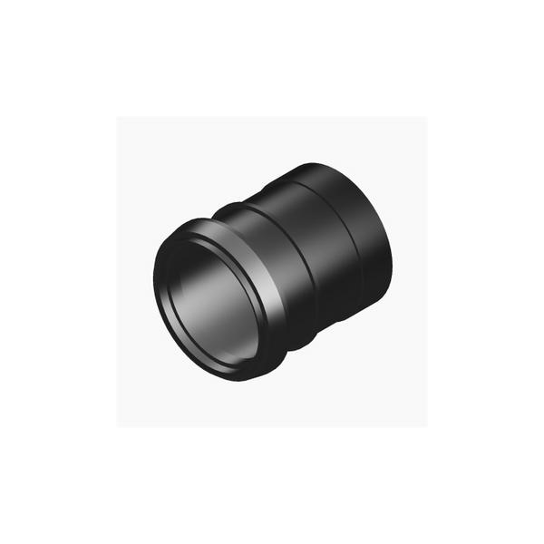 Polypipe Terrain 100 straight branch boss adaptor 4 x 2" Black | Wolseley
