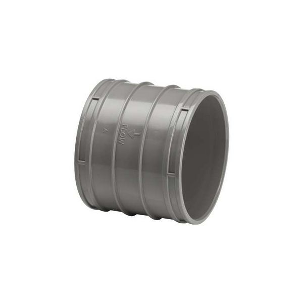 Polypipe Terrain 100 straight coupling Grey | Wolseley