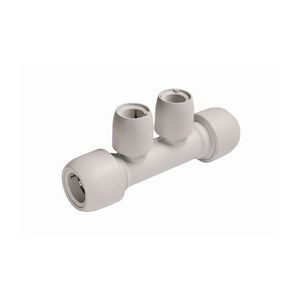 Wavin Hep2O 2 port manifold 22 x 15mm | Wolseley