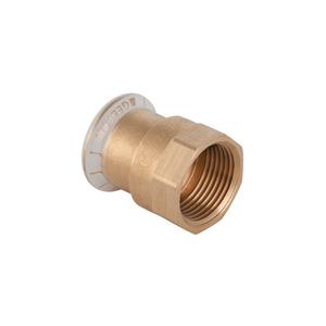 Geberit Mapress female iron straight connector 28mm x 3/4" Copper ...