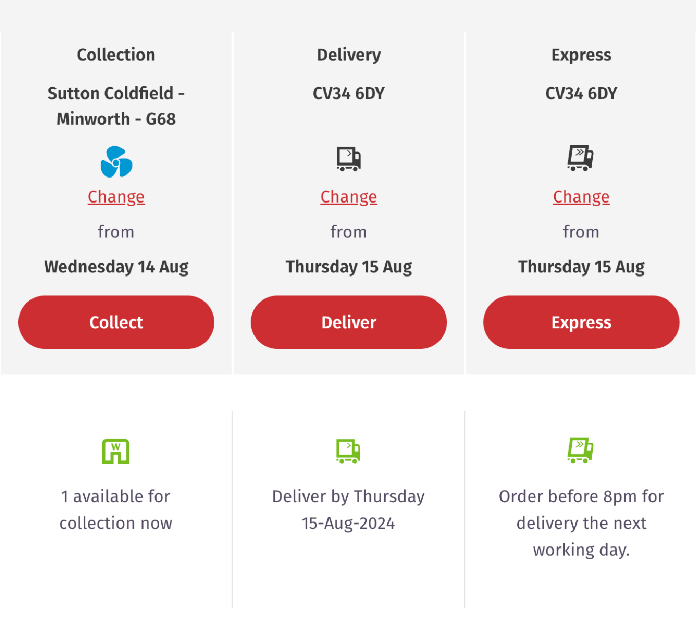 Delivery service | Wolseley